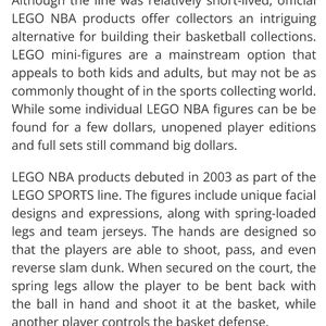 Lego | Toys | Shaquille Oneal Nba Lego Mini Figurine Only Vg No Booklet ...
